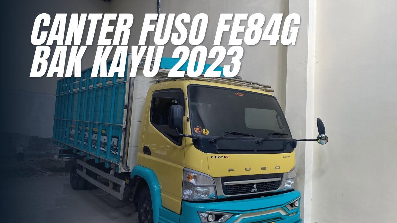 MITSUBISHI TRUK FUSO CANTER FE 84G BAK KAYU TAHUN 2023 PLAT KUNING ‼️ ...