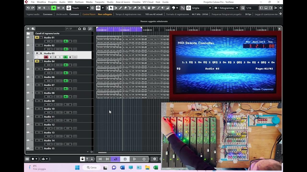 DIY MIDI Remote Controller - Full Feature - YouTube