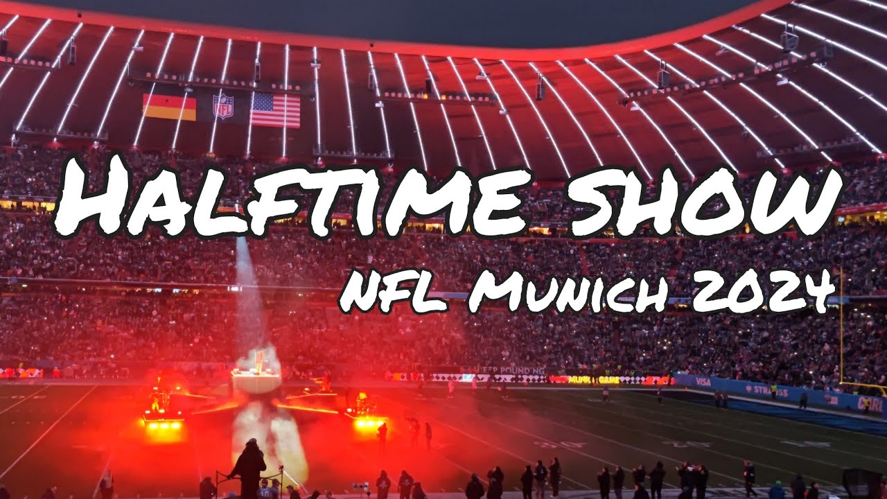 🇩🇪🏈🇺🇸 Halftime Show Machine Gun Kelly | NFL Munich Game 2024 | Panthers ...