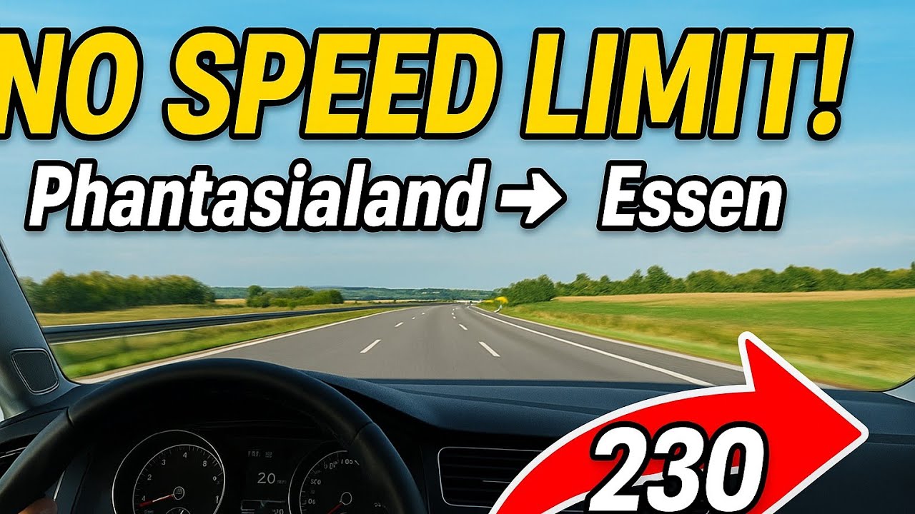 No Speed Limits: Driving the German Highway from Phantasialand to Essen ...