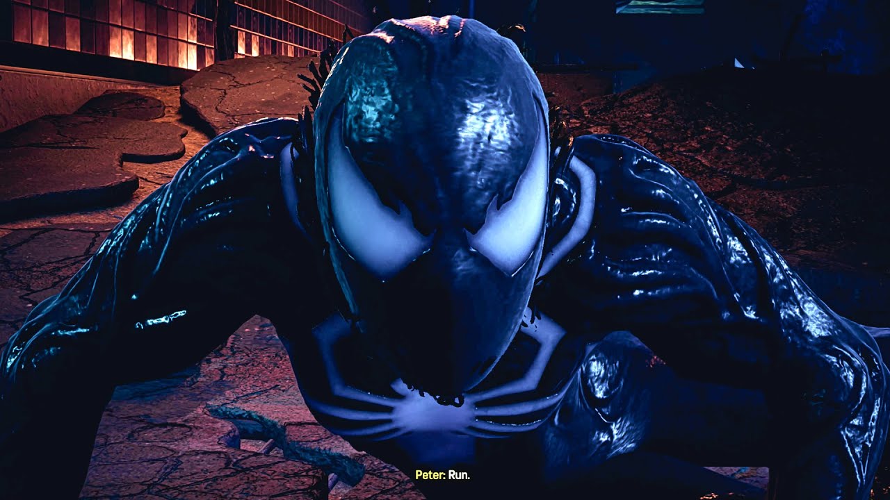 Spider Man 2 Venom Symbiote Takes Over Spider Man Scene 2023 Ps5 4k