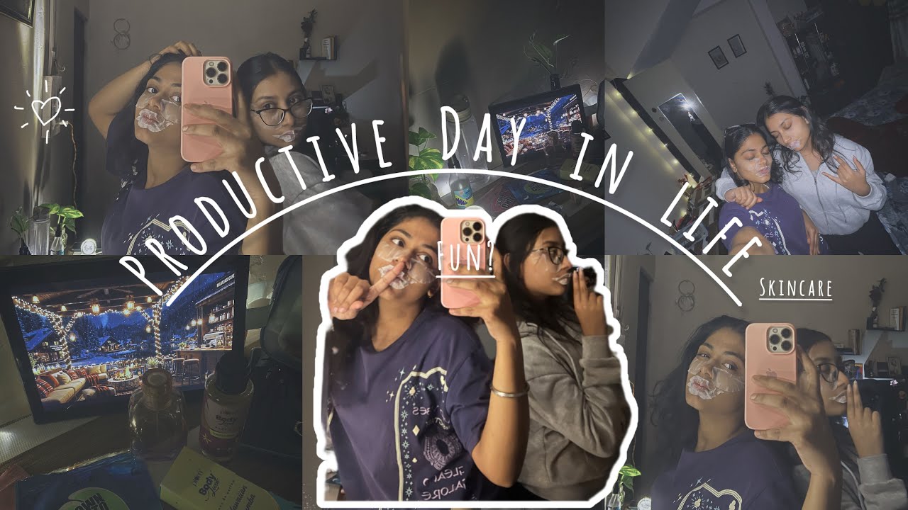 Aesthetic productive day in my life 💕 | Girls night | Pinterest life 🔮 ...