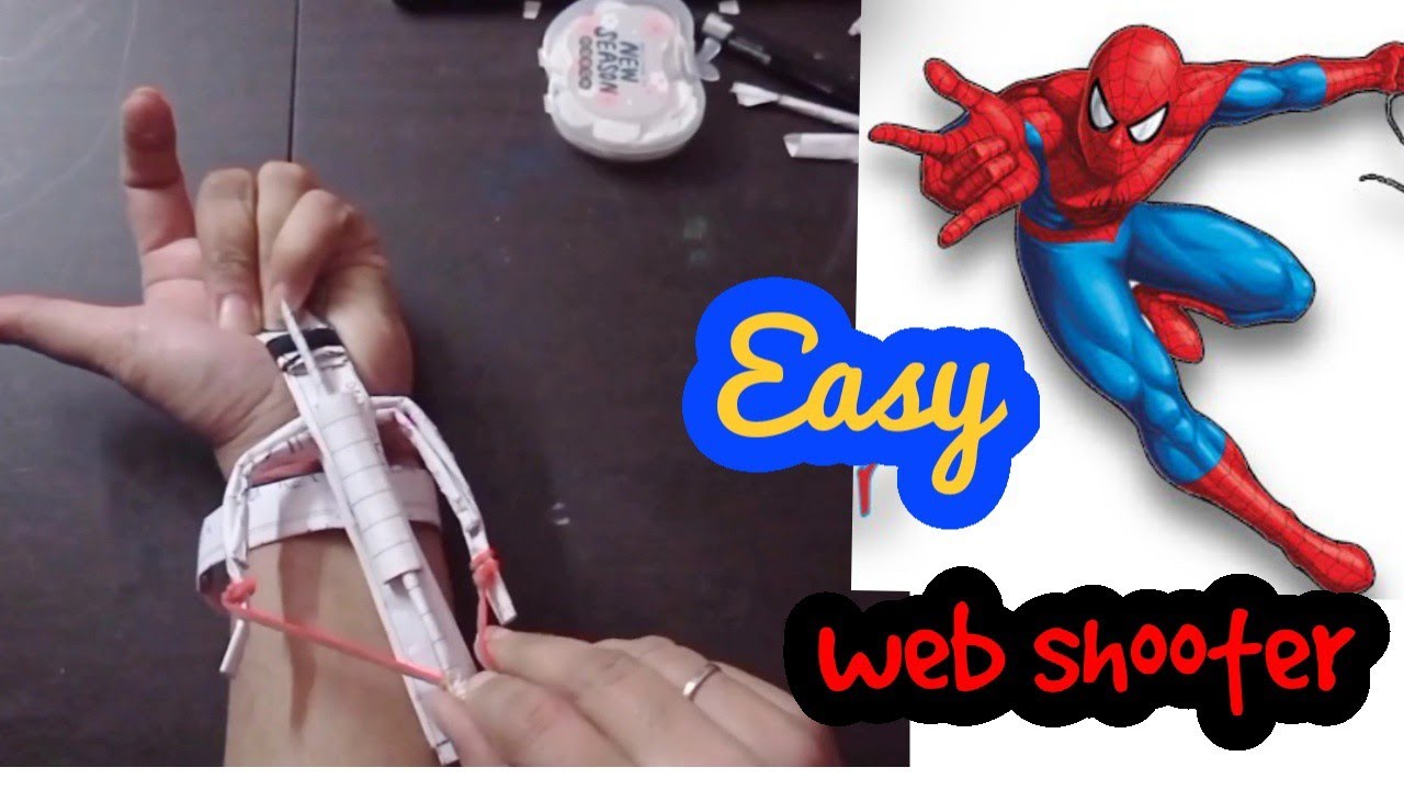 How to make Spider-Man web shooter | How to make powerful web shooter ...
