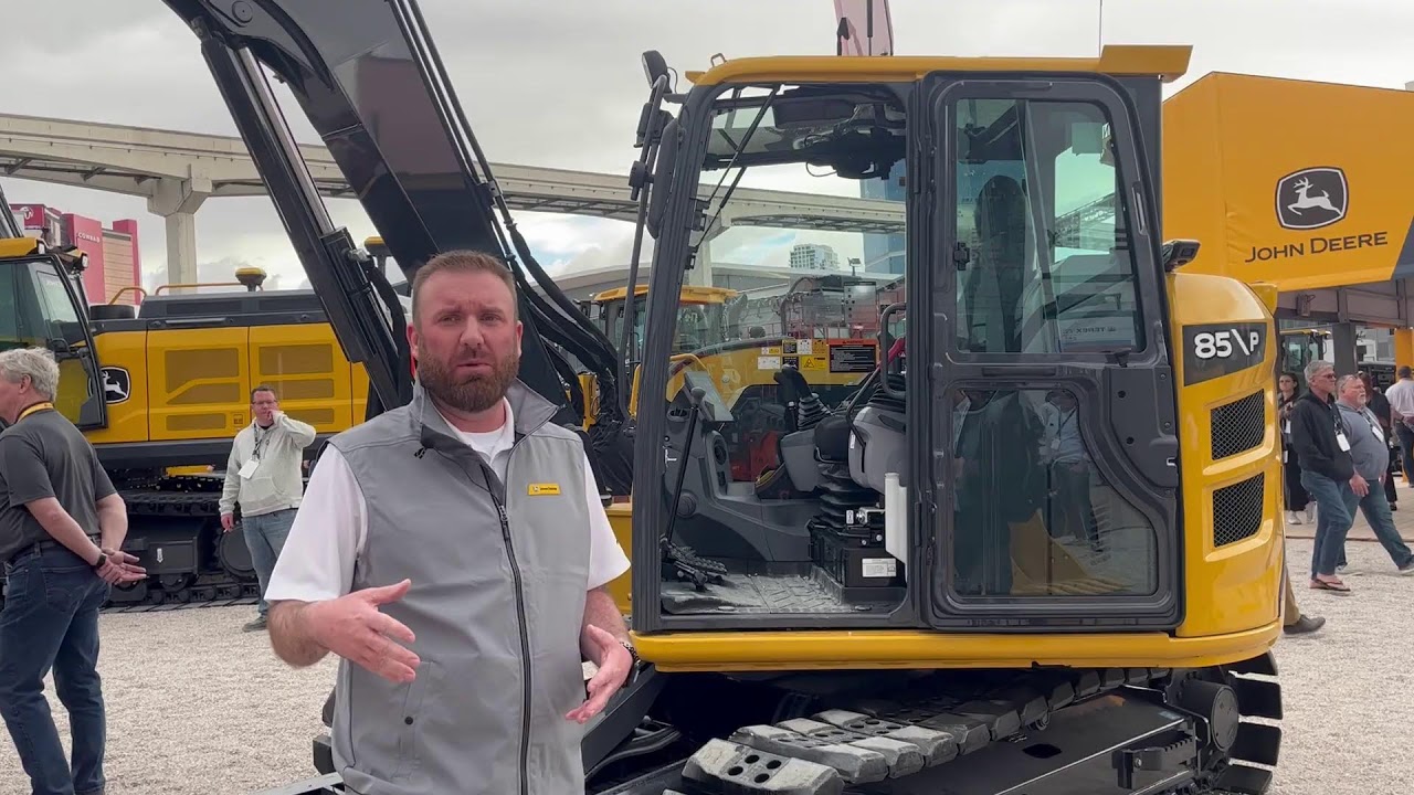 Check Out the New John Deere 85 P-Tier Excavator - YouTube