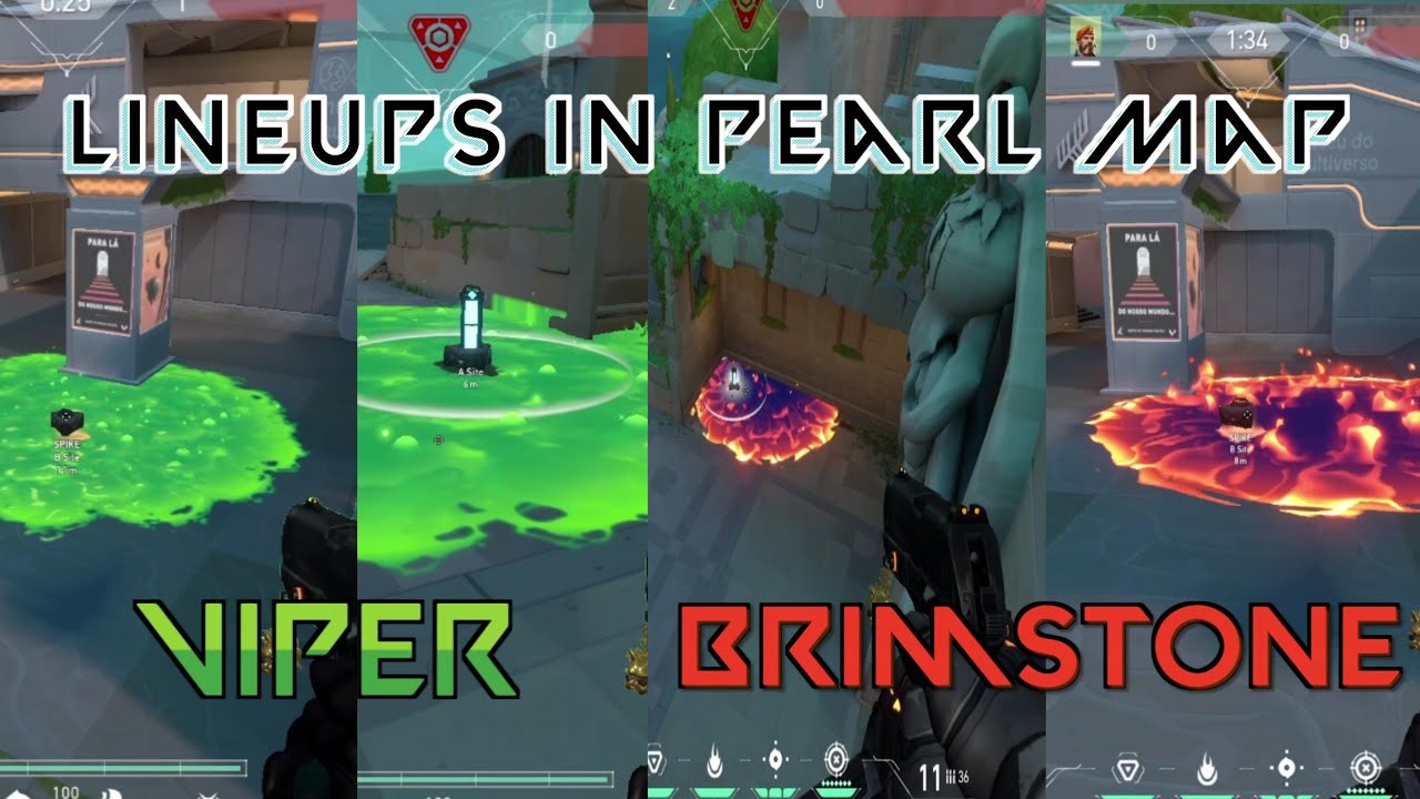 Easy Lineups You Need On Pearl Map (VIPER & BRIMSTONE) | VALORANT - YouTube