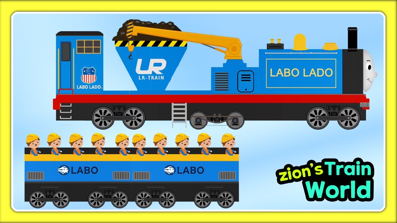 Labo Brick Train #930 Blue Train - YouTube
