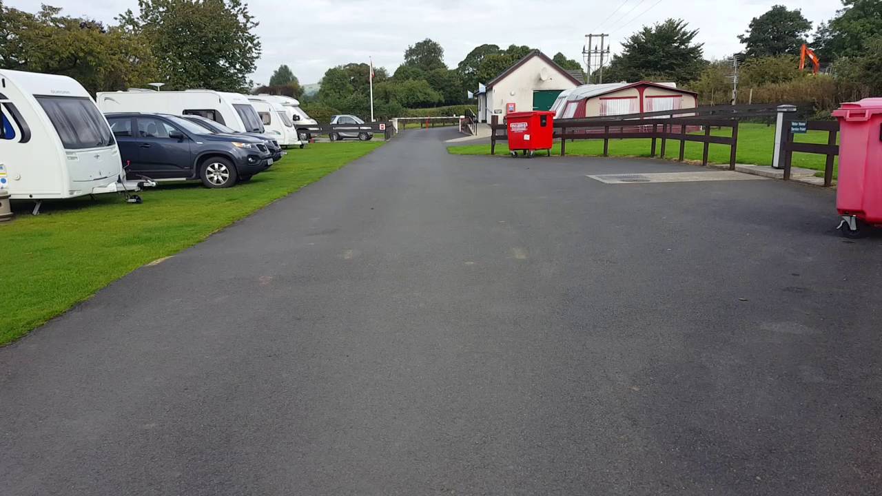 Clitheroe caravan and camping site - YouTube