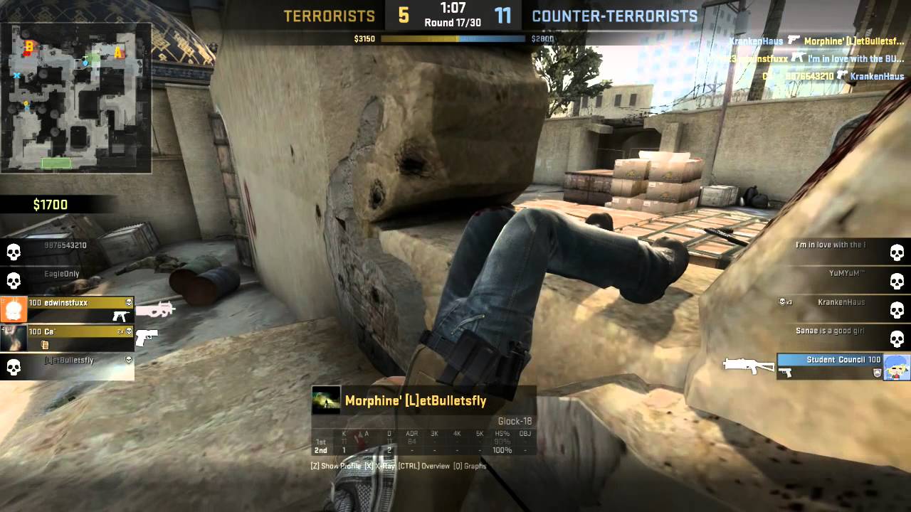 CS:GO Hacker in Competitive Pls Report - YouTube