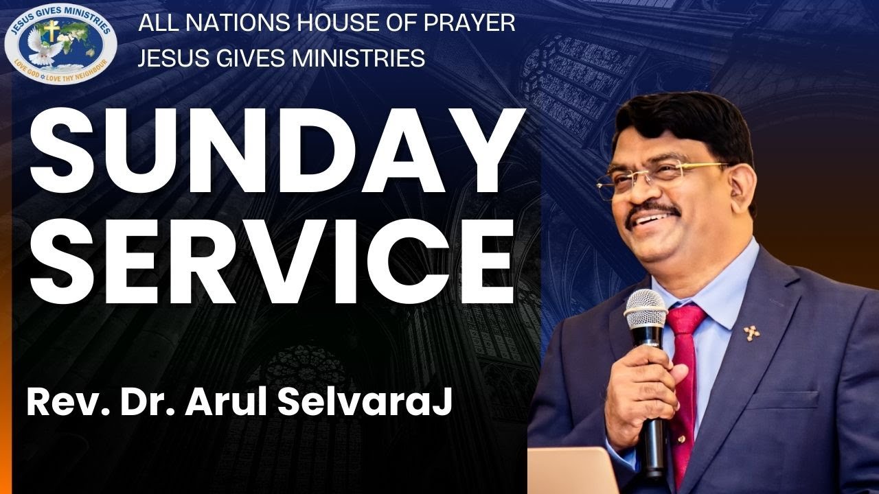 🔴LIVE | SUNDAY SERVICE | ஞாயிறு ஆராதனை | REV. DR. ARUL SELVARAJ | ANHOP ...