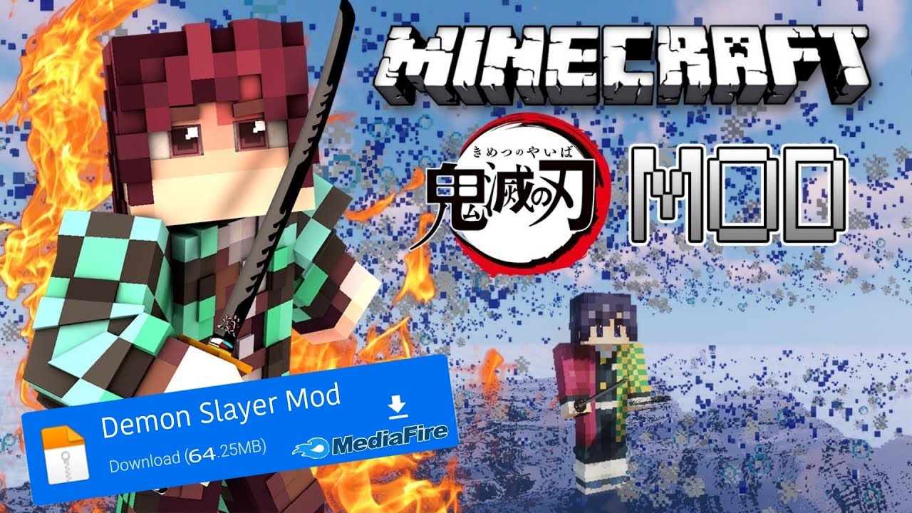 Demon Slayer Mod apk download for Minecraft Pe #minecraft #viral # ...