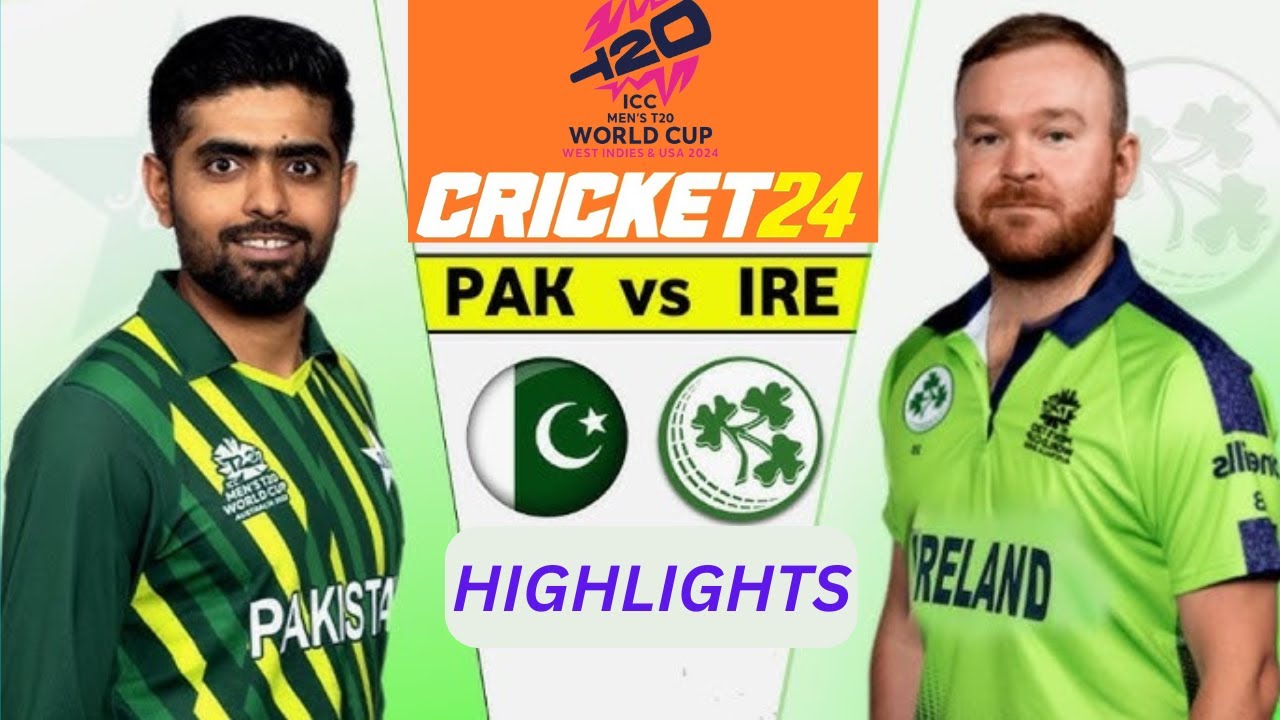 Pak vs Ire Highlights | T20worldcup | Pakistan vs Ireland match ...