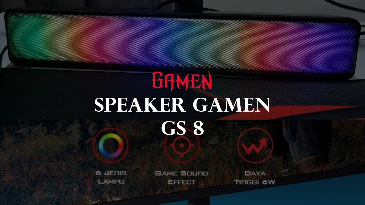 GAMEN GS8 | INI SPEAKER BENERAN SERU! - YouTube