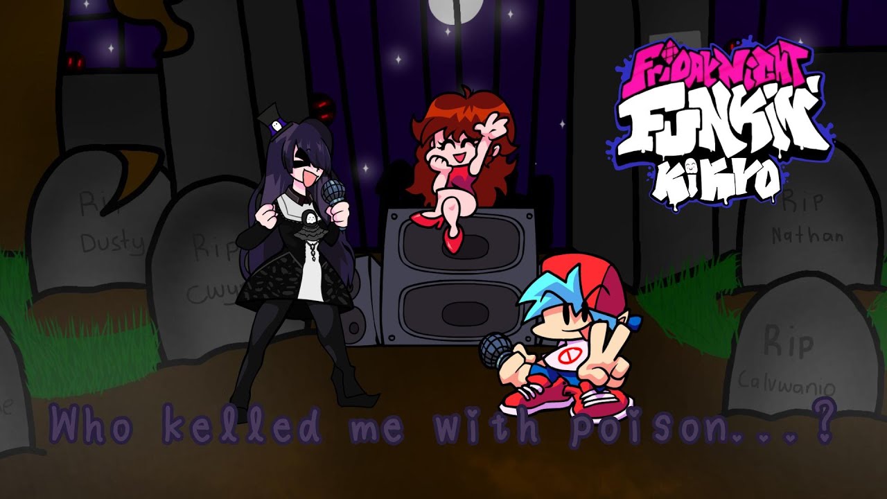 【FNF (日本語字幕) 】夜は墓場でラップバトル！愉快で危険なゴーストは 何を思う？【ゆっくり万屋実況】【V.S Kikyo Mod ...