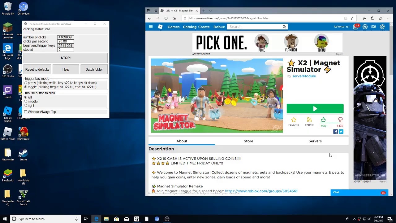 Roblox Magnet Simulator UPDATE 12 - YouTube