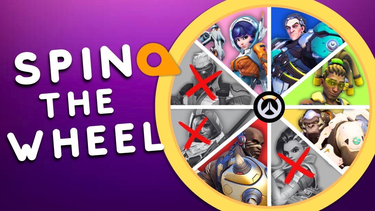 letting a WHEEL decide my hero in Overwatch 2.. - YouTube