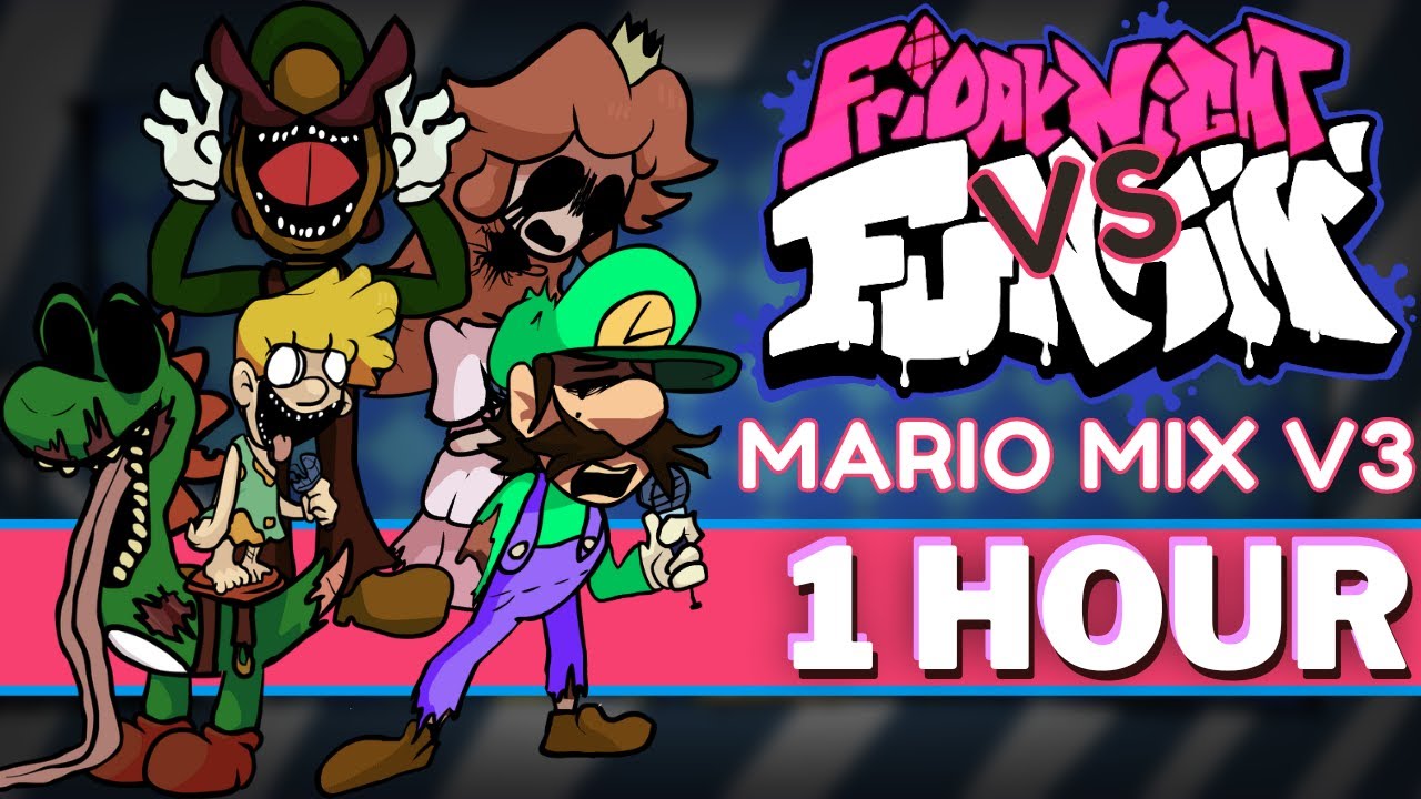MARIO IS MISSING - FNF 1 HOUR Songs (VS Mario Mix V3 | Mario is Missing ...