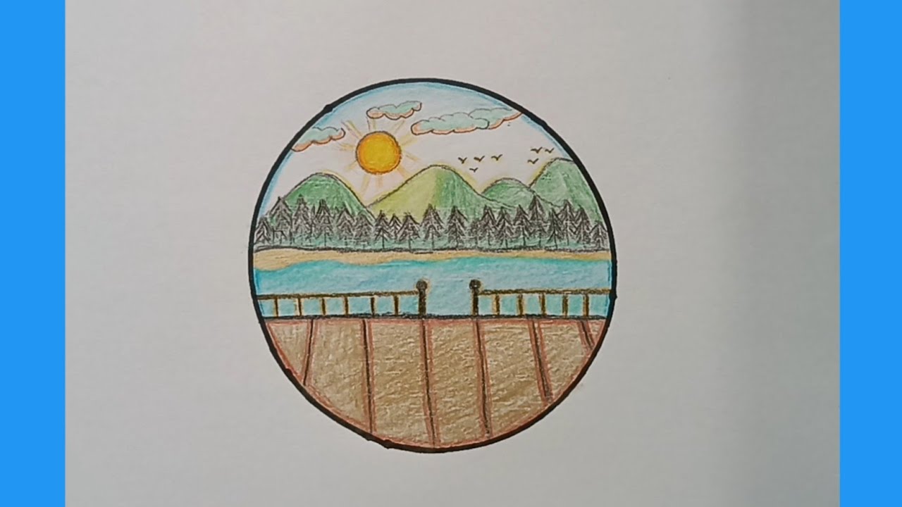Circle Adventure Drawing | How To Draw A Beautiful Adventure In Circle ...