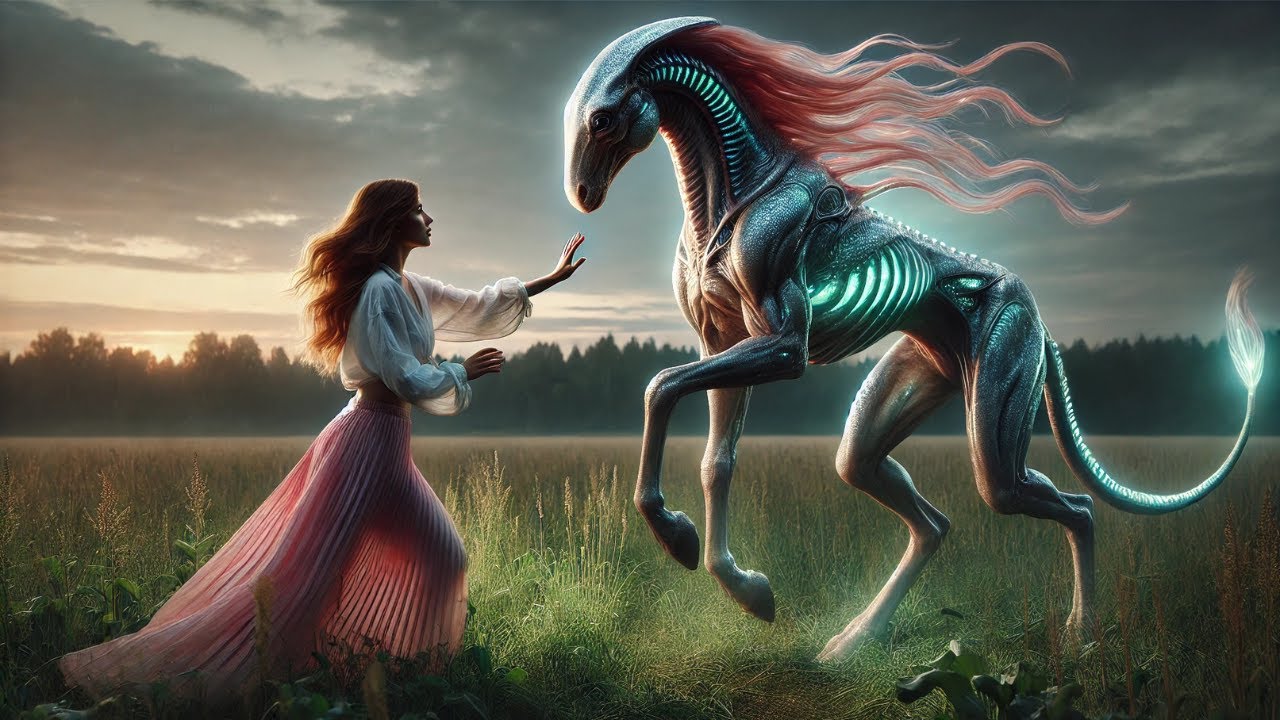 They call it a cursed Alien horse! You won't believe what she ...