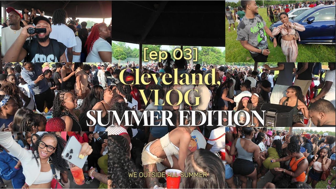 Summer in Cleveland 🔥 | Public Interviews, Cookout Vibes & City Energy ...