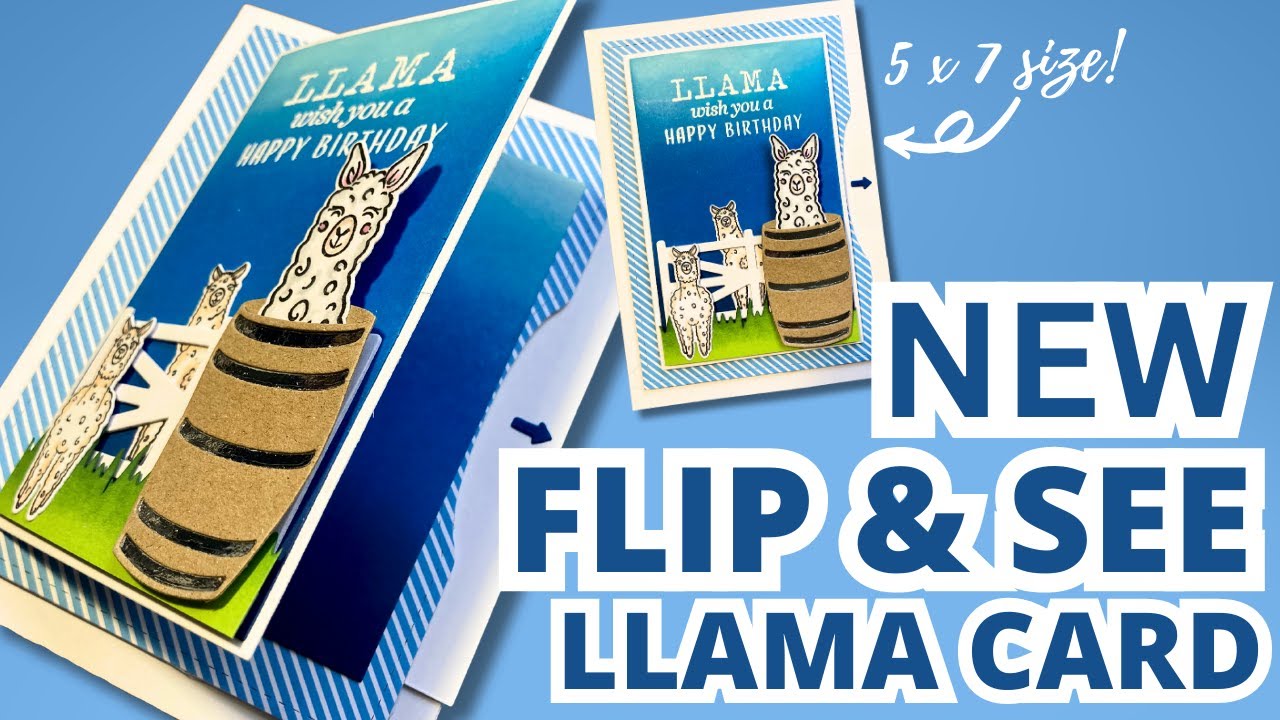 NEW 5 x 7 Flip & See Card - YouTube