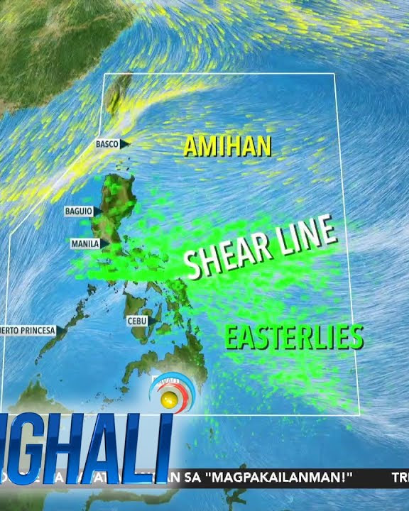 Shear line, magpapaulan sa ilang panig ng bansa ngayong weekend | Balitanghali - YouTube