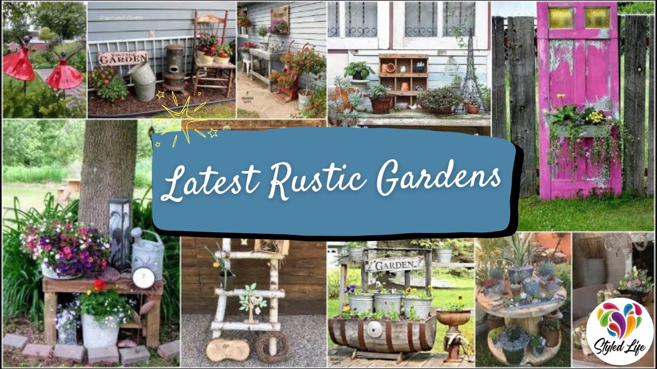 150 Latest Rustic Gardens! Must Watch Decorating Ideas! - YouTube
