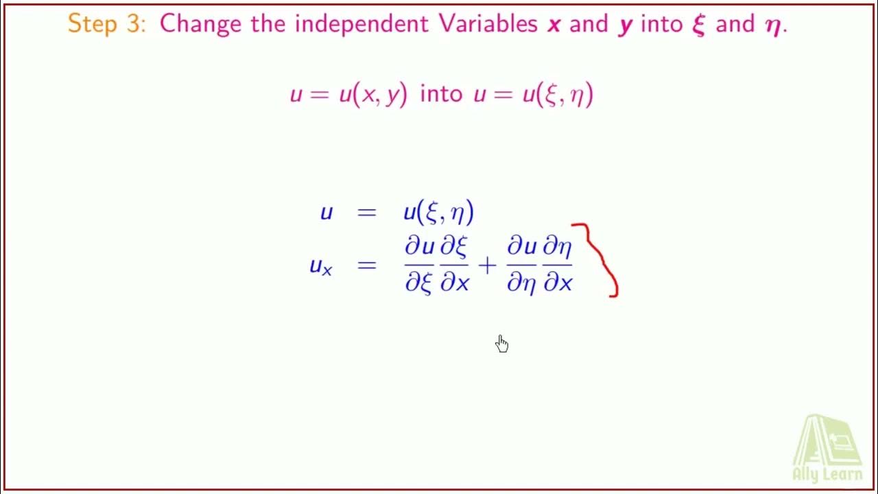 Canonical form of hyperbolic pde - YouTube