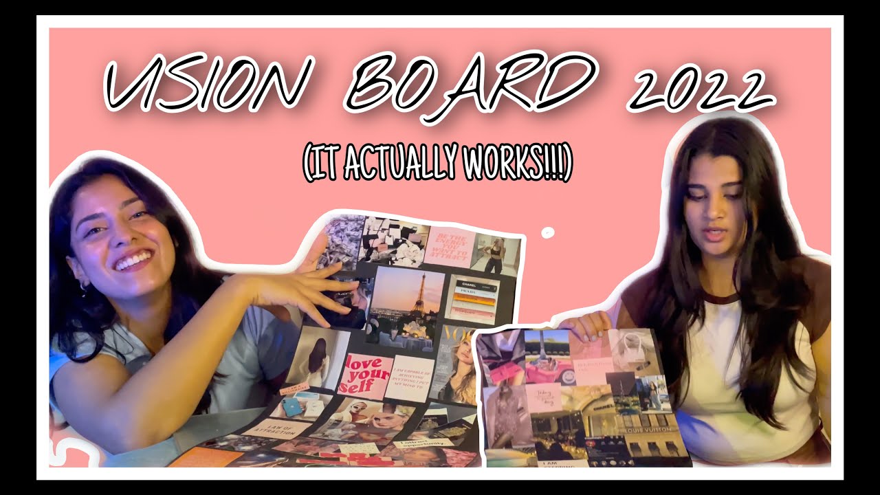 How to make a vision board?? 2022 - YouTube
