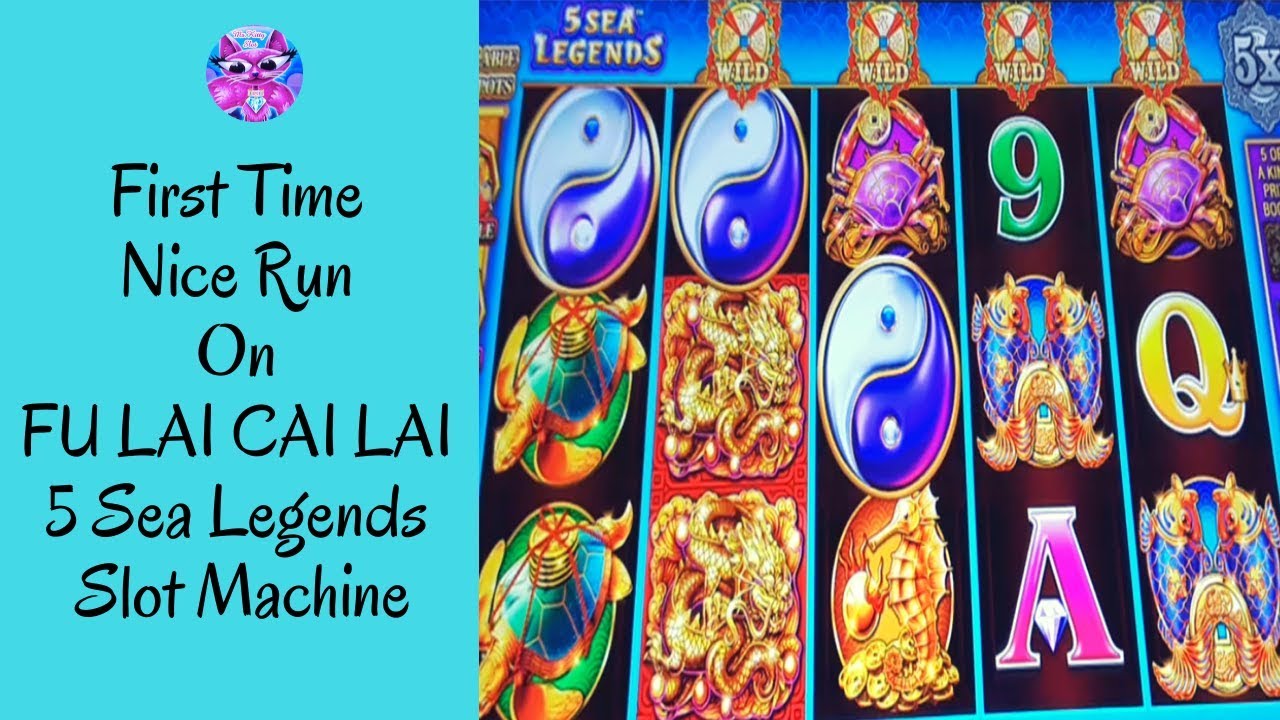 First Attempt Nice Run On 5 Sea Legends FU LAI CAI LAI Slot Machine ...