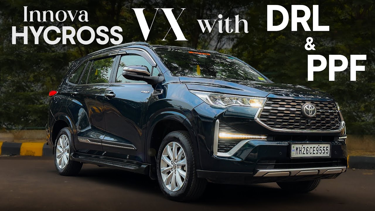 Innova HYCROSS modified with ZX like DRL & FULL PPF Protection || 📞 ...