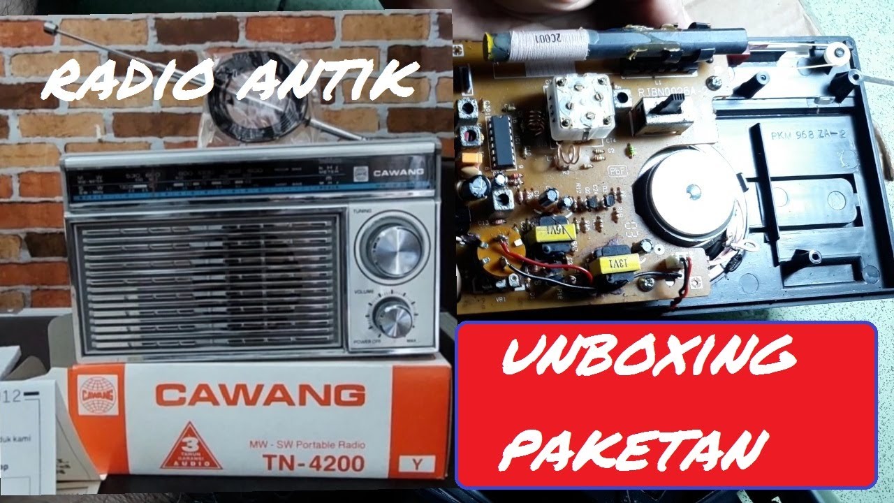 PANASONIC MODEL RF 5250 RADIO 2 BAND AM FM - YouTube