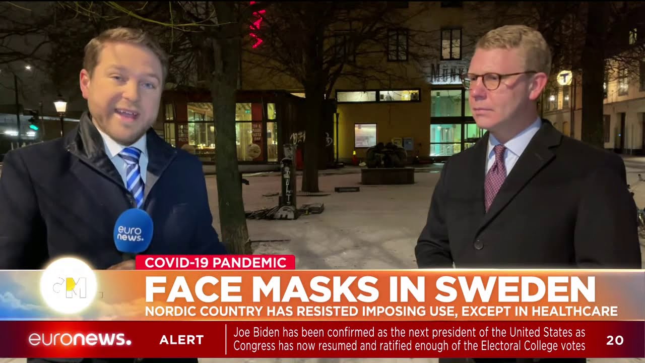 Face masks in Sweden: Nordic country has resisted imposing use, except ...