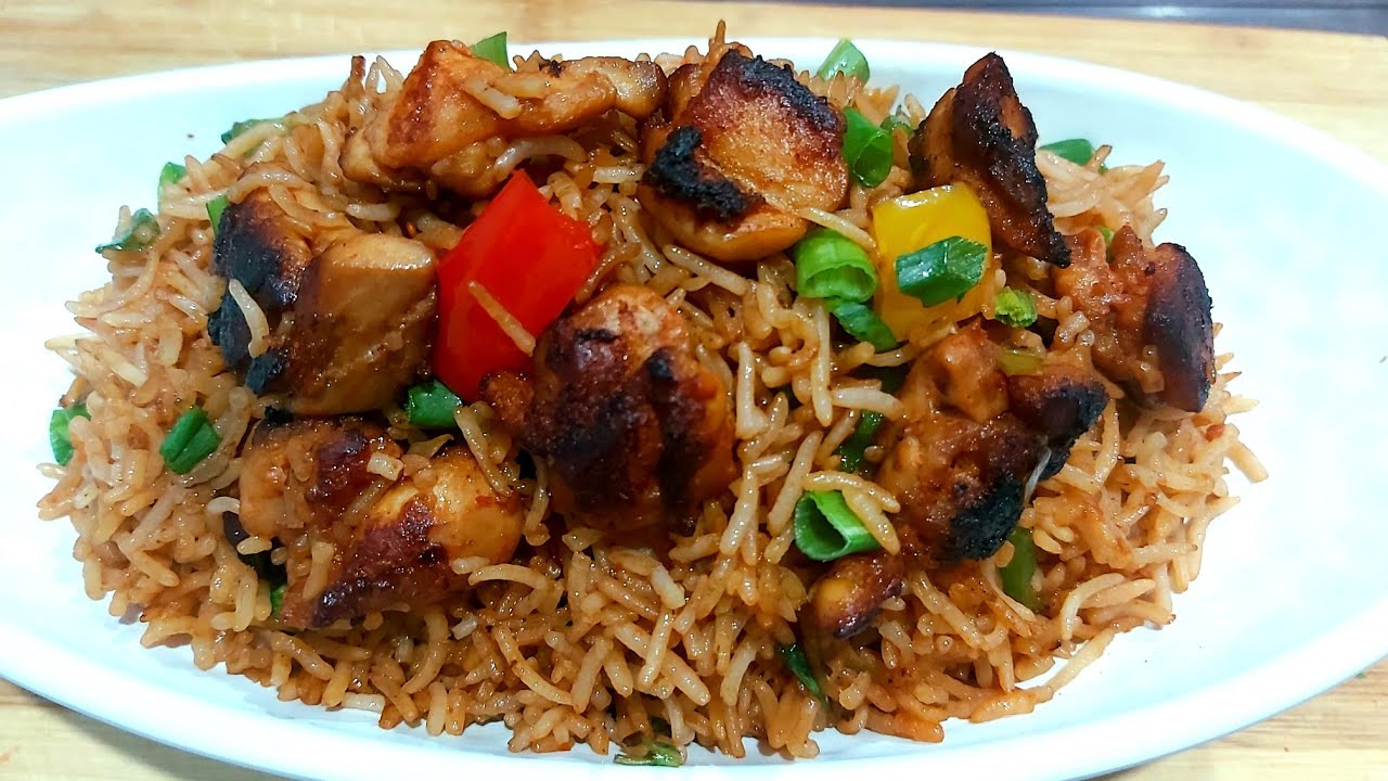 Chicken fried Rice | Smokey Special Fried Rice | Authentic Chinese ...