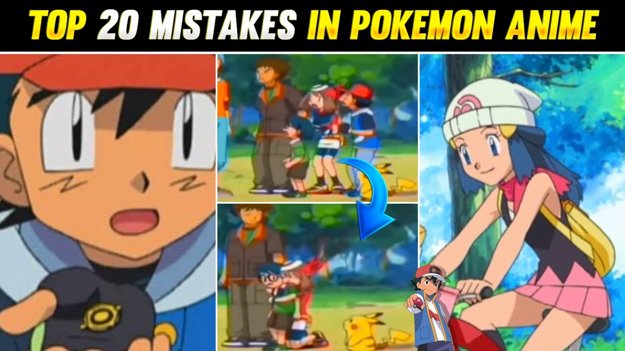 Top 20 Silly Mistakes In Pokémon | Biggest Mistakes In Pokémon | Hindi ...