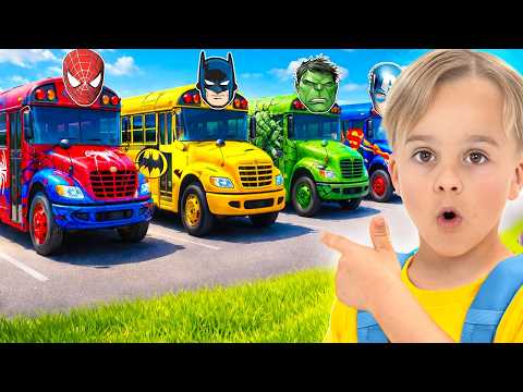 Okulda Çocuk Süper Kahramanlar Eğitim Günü - Komik Maceralar!