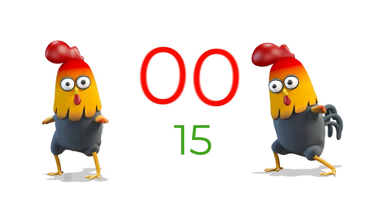 15-Minute Rooster Timer 🐔 Fun Countdown for Kids with Music & Bouncy ...