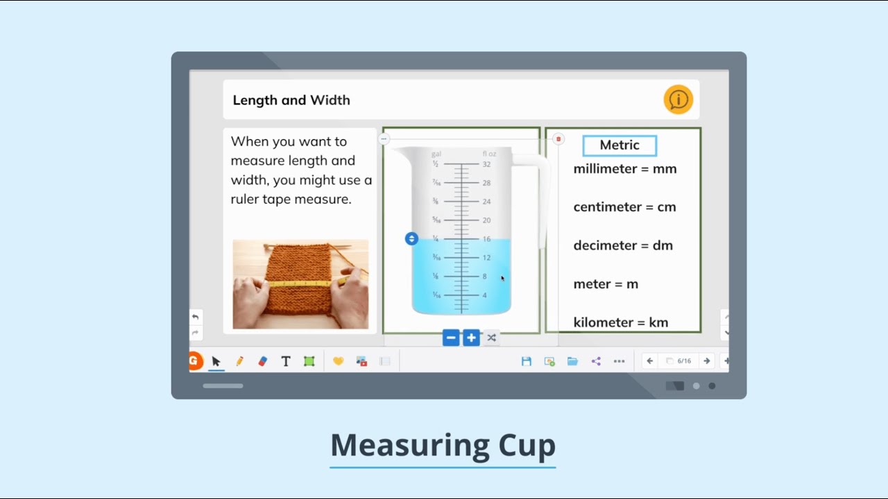 Measuring Cup for Kids | Gynzy - YouTube