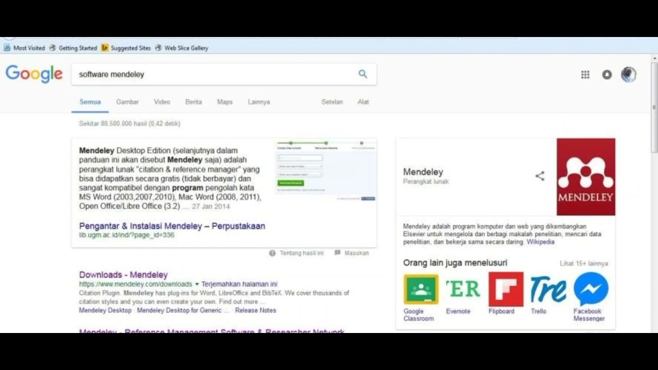 langkah langkah menggunakan apk mendeley - YouTube