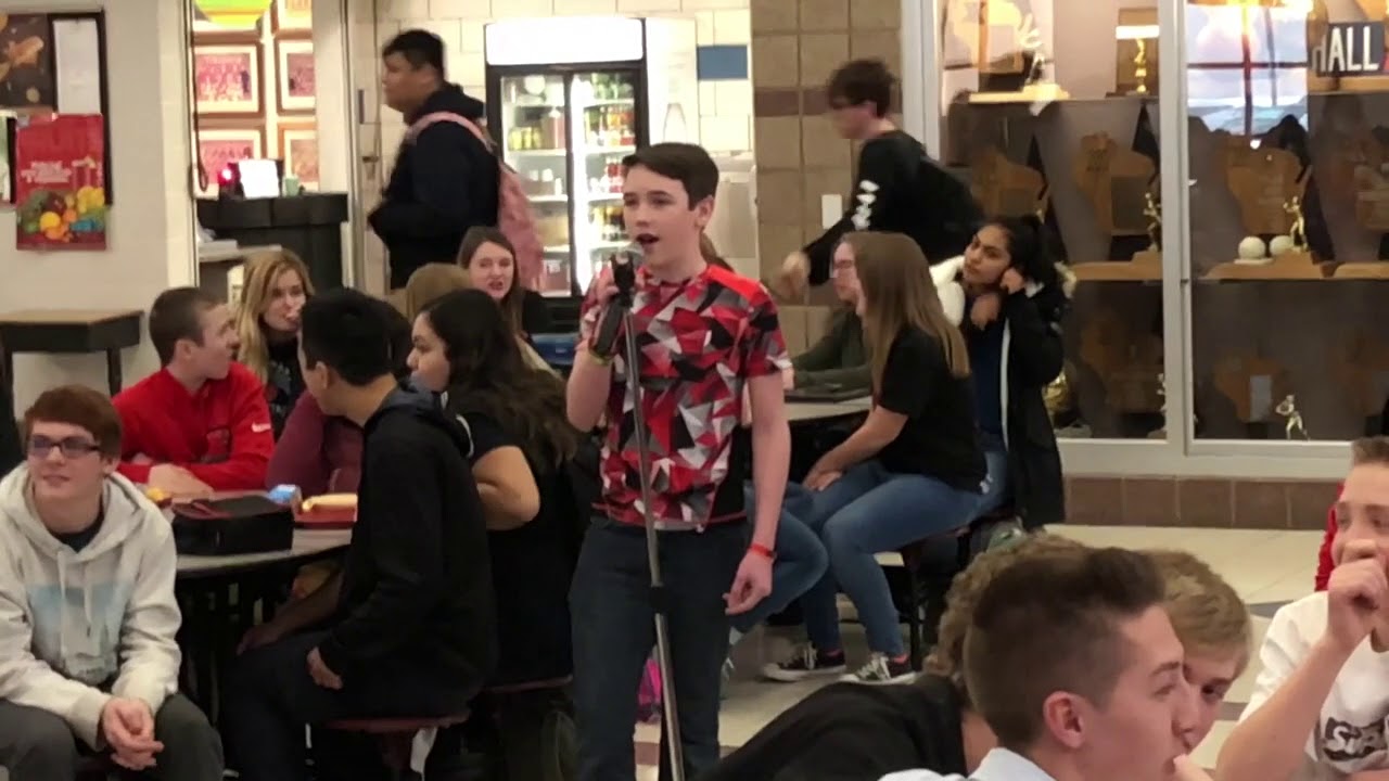 Marshall FFA Lunchtime Karaoke - YouTube