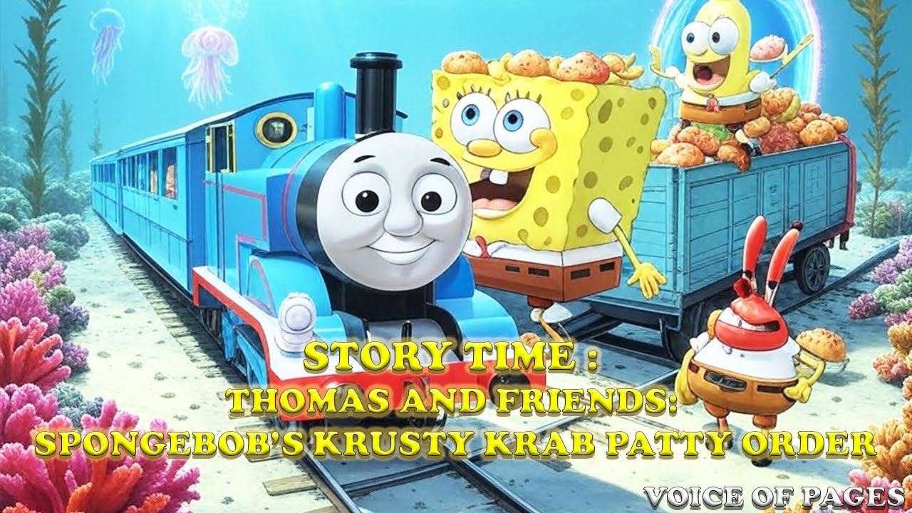 Thomas and Friends: SpongeBob Krusty Krab Patty Order - A Bubbly Summer ...