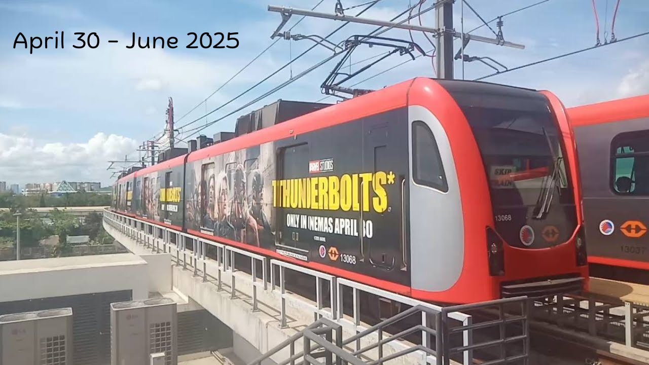 LRT Line 1 - 4th Generation Trains Compilation! (April 30 to June 2025 ...