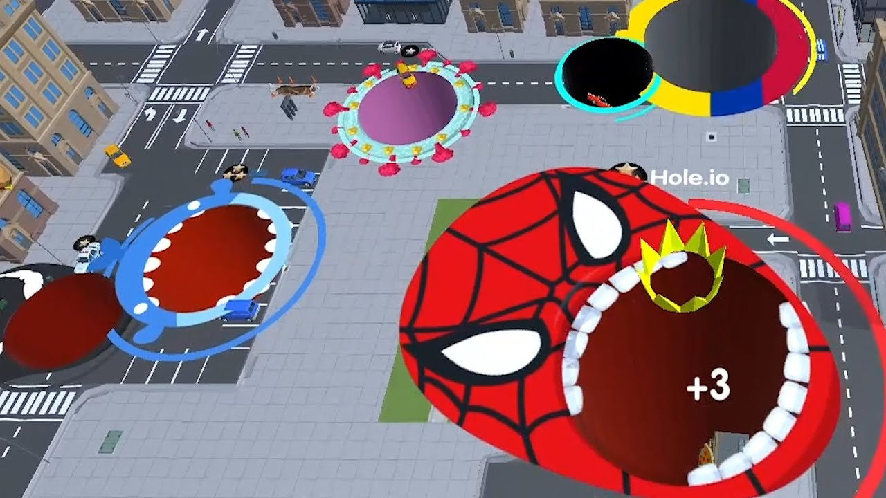 Hole.io Map Control: 100.00% - Time Mode Big Hole WORLD RECORD - YouTube