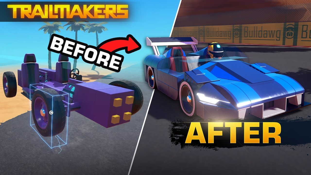 How to build a car in Trailmakers by Whemplar - YouTube