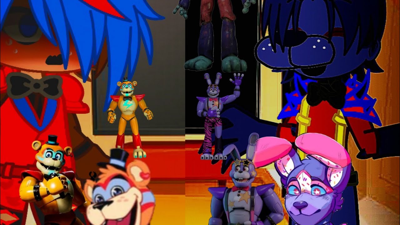 Security breach+Cassie react to Fnaf Ruin Dlc (gacha Club)/My Au\ A Lil ...