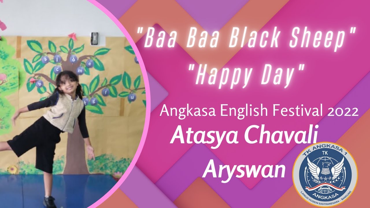 Atasya Chavali Aryswan - Baa Baa Black Sheep & Happy Day - YouTube