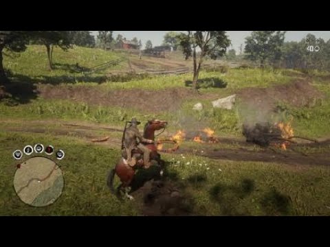 RDR2 FIRE ARROW FUN - YouTube