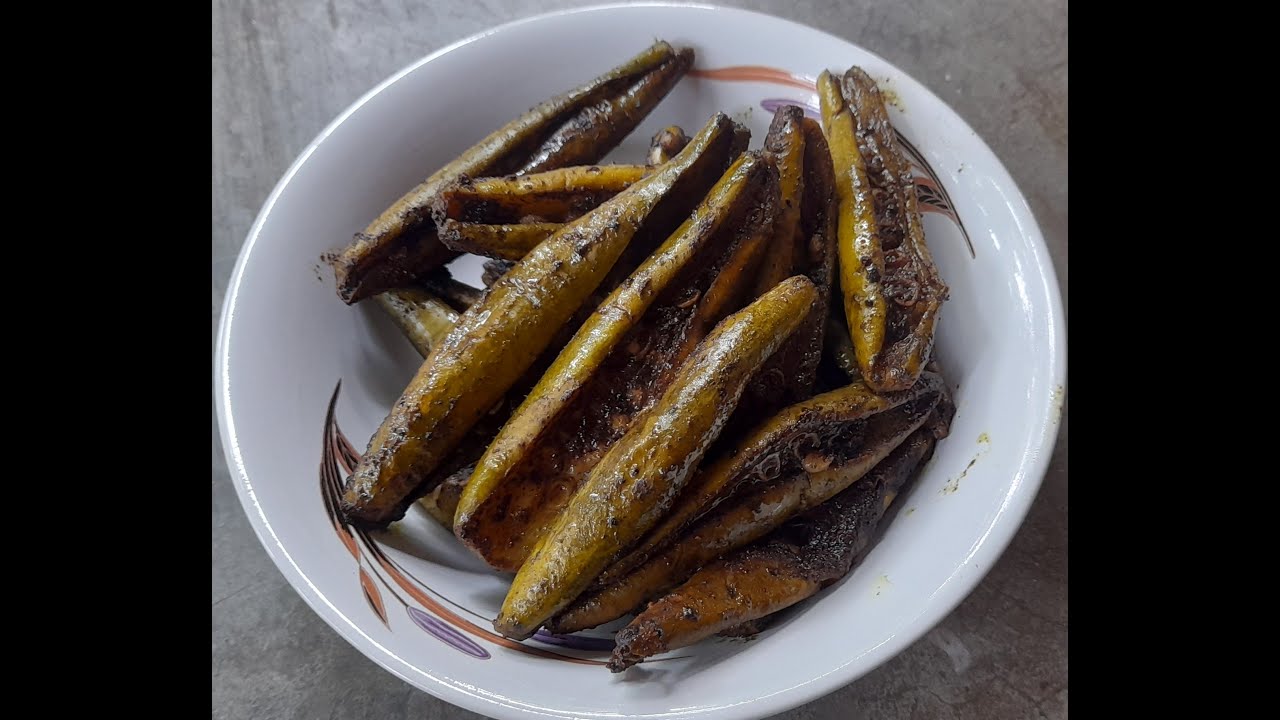 পটল ভাজা ।। চুলার ভাজি, Parwal Fry Recipe | Fried Pointed Gourd | Potol ...