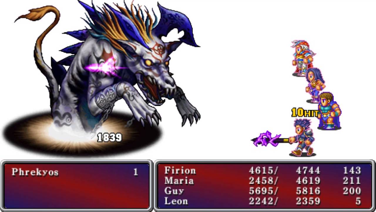 Final Fantasy II Anniversary Edition - Phrekyos (Final form) (16) - YouTube