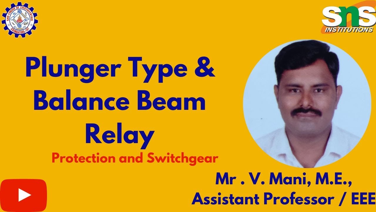 Mani V | Plunger Type and Balanced Beam Relay | Protection and ...