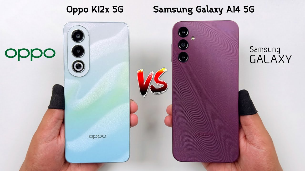 Oppo K12x 5G vs Samsung Galaxy A14 5G Speed Test - YouTube
